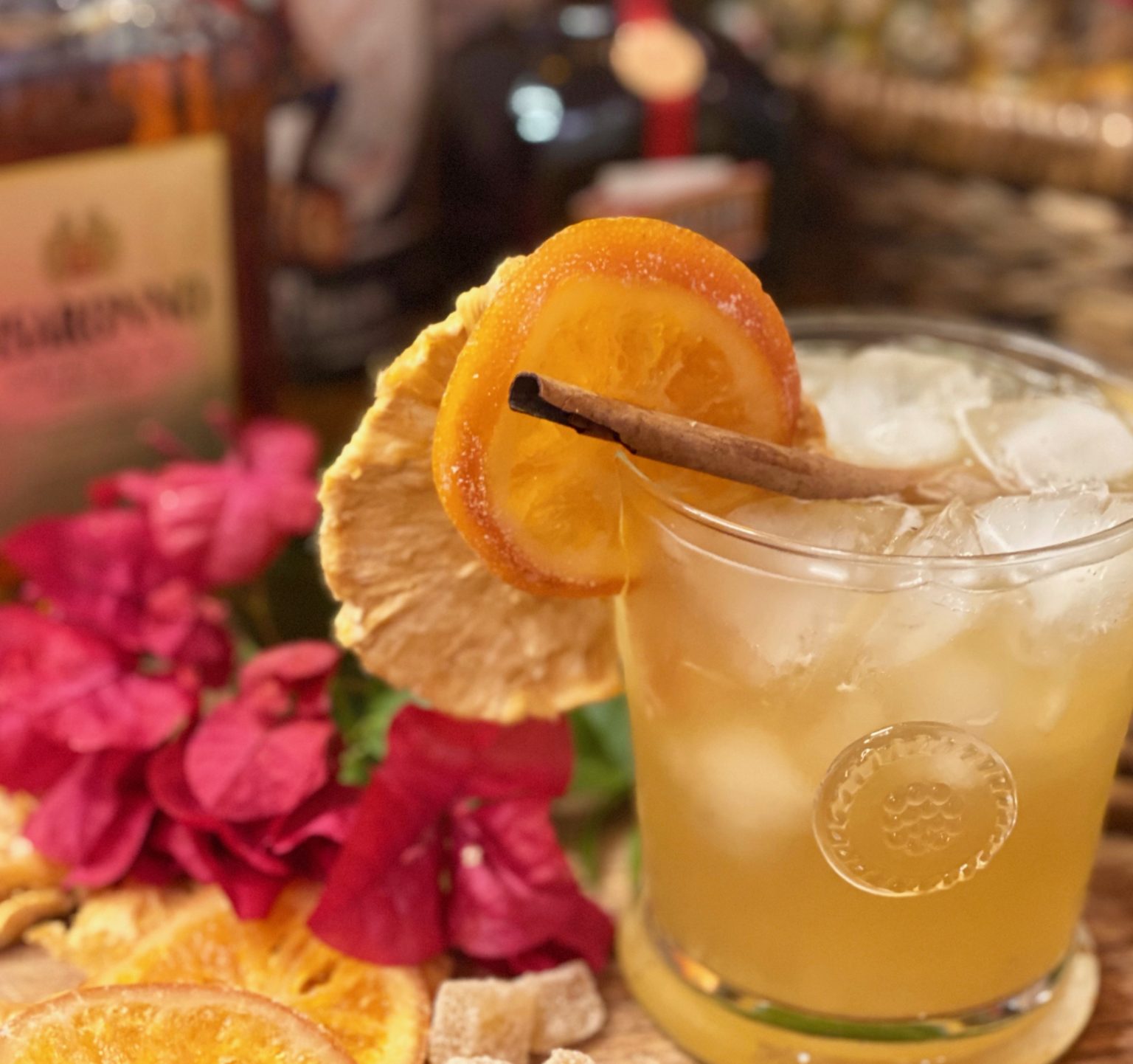 Dark Rum & Cointreau Pineapple Pirate Punch - Pine & Palm Kitchen