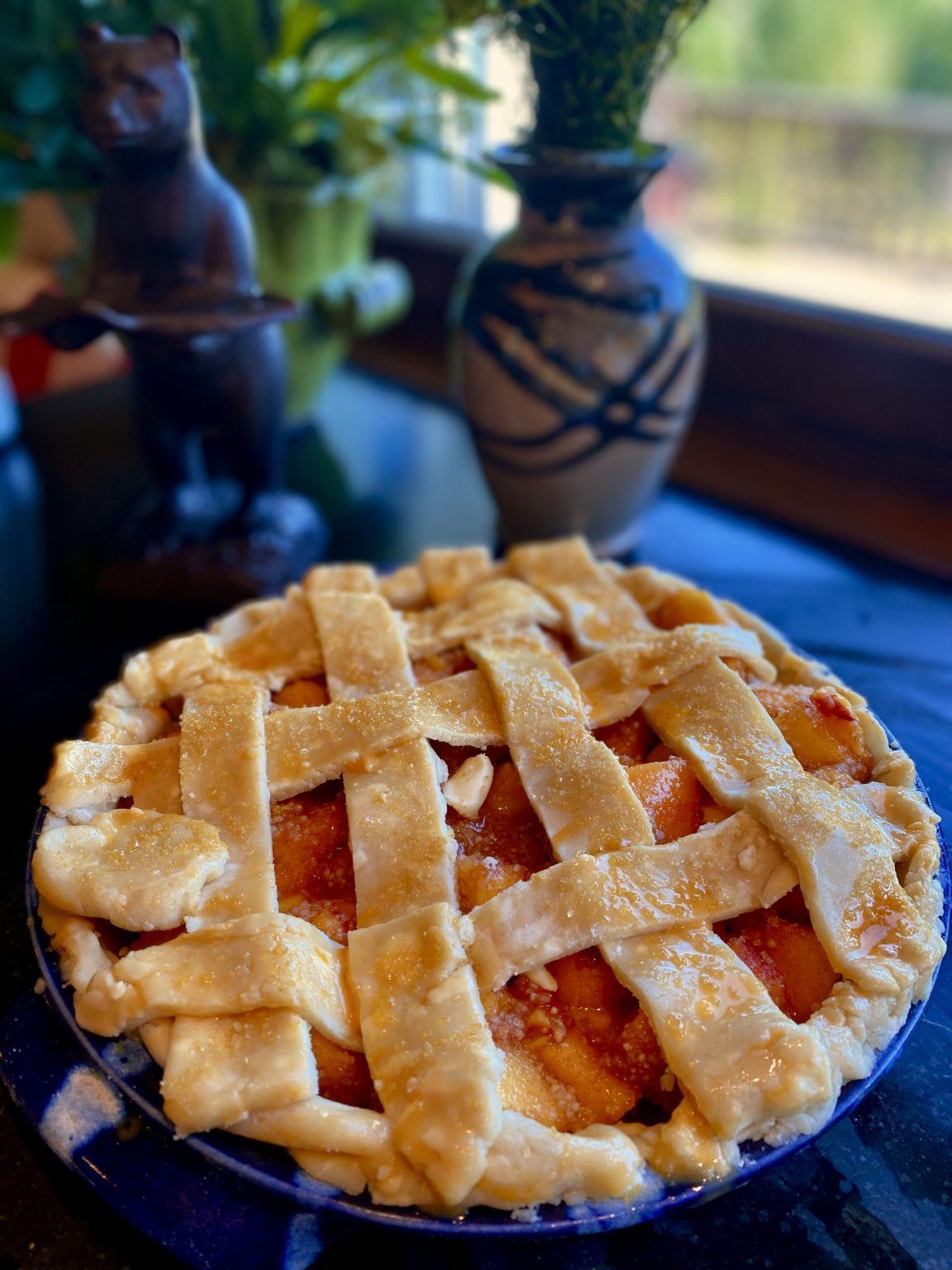 Late Summer Peach Pie: A Flaky Crust Filled with Juicy Peaches - Pine ...