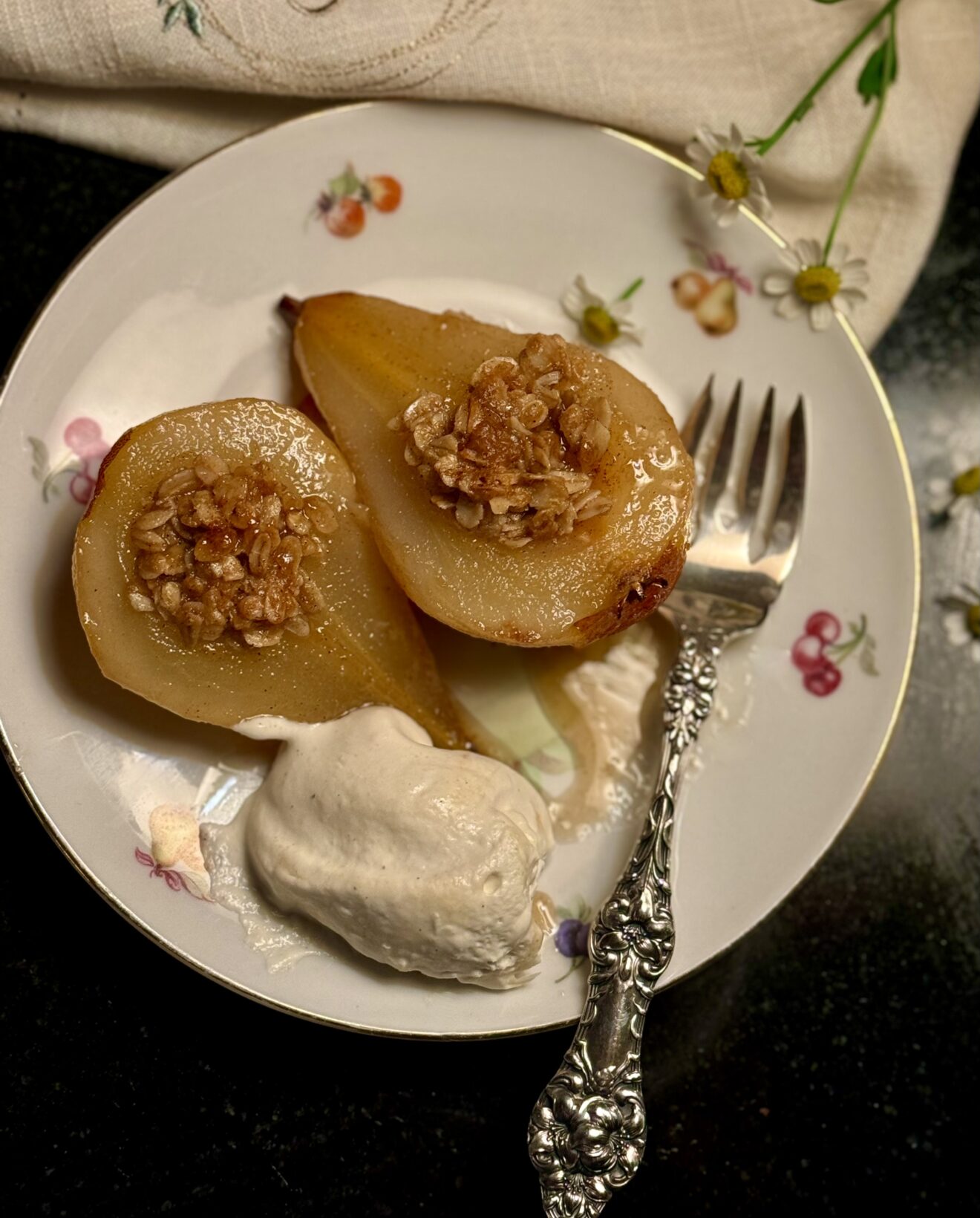 Maple Poached Pears - Pine & Palm Kitchen